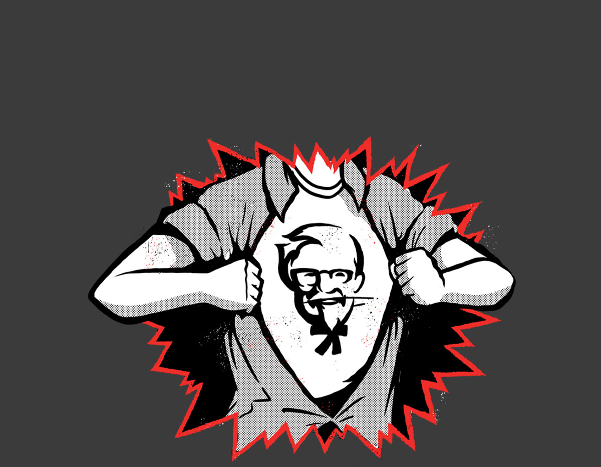 Angry Black Man At Kfc