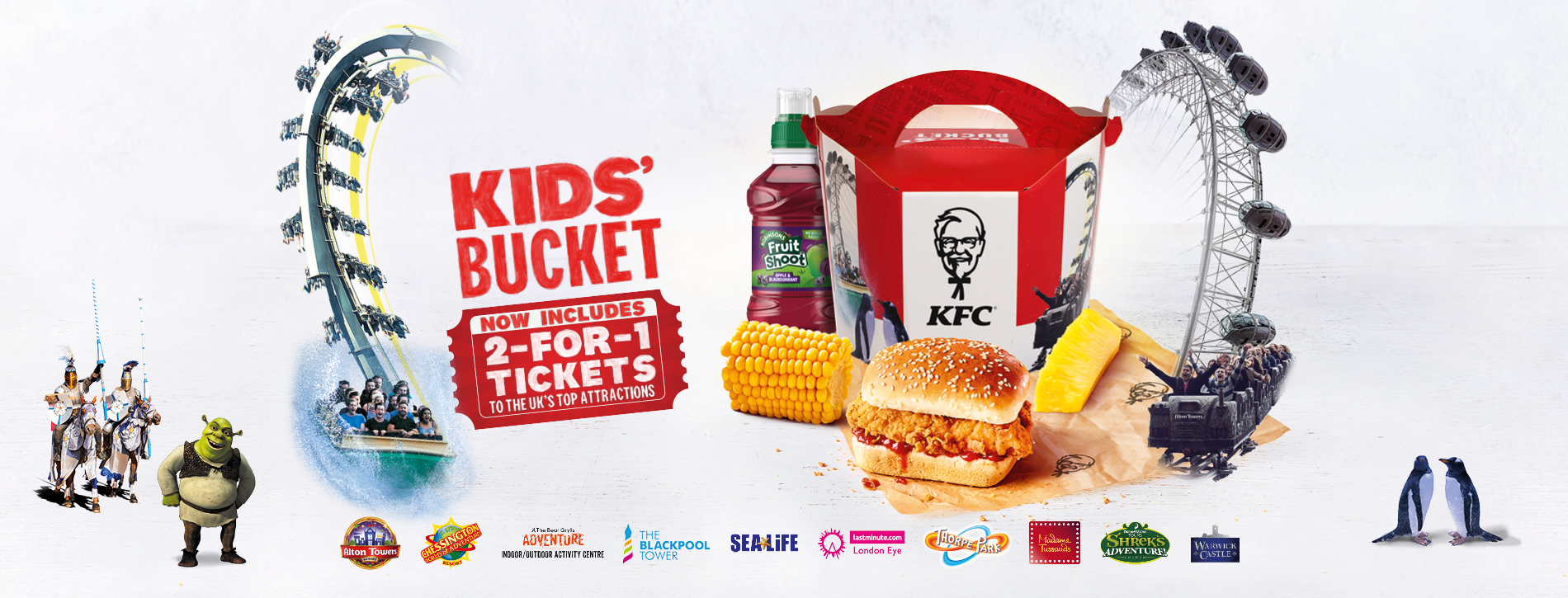 KFC Merlin 2 for 1 Tickets When You Purchase A Kids Bucket