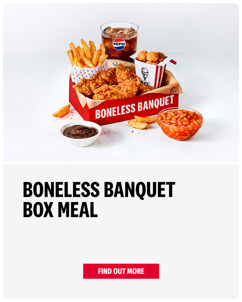 Kfc boneless banquet price store