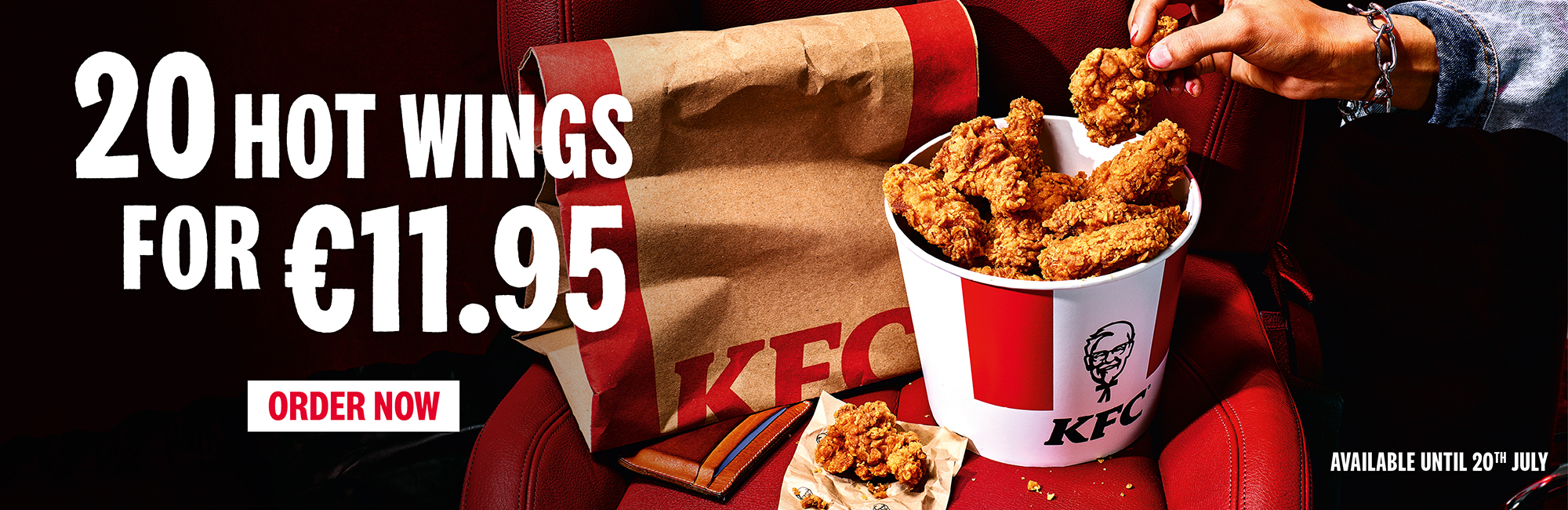 KFC Deals | 20 Hot Wings Bucket