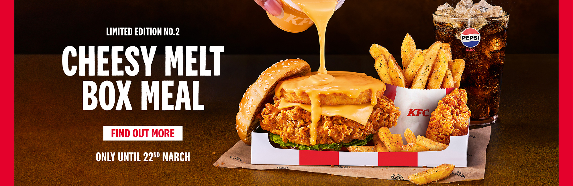 NEW KFC Cheesy Melt Burger | With Cheese Sauce | KFC
