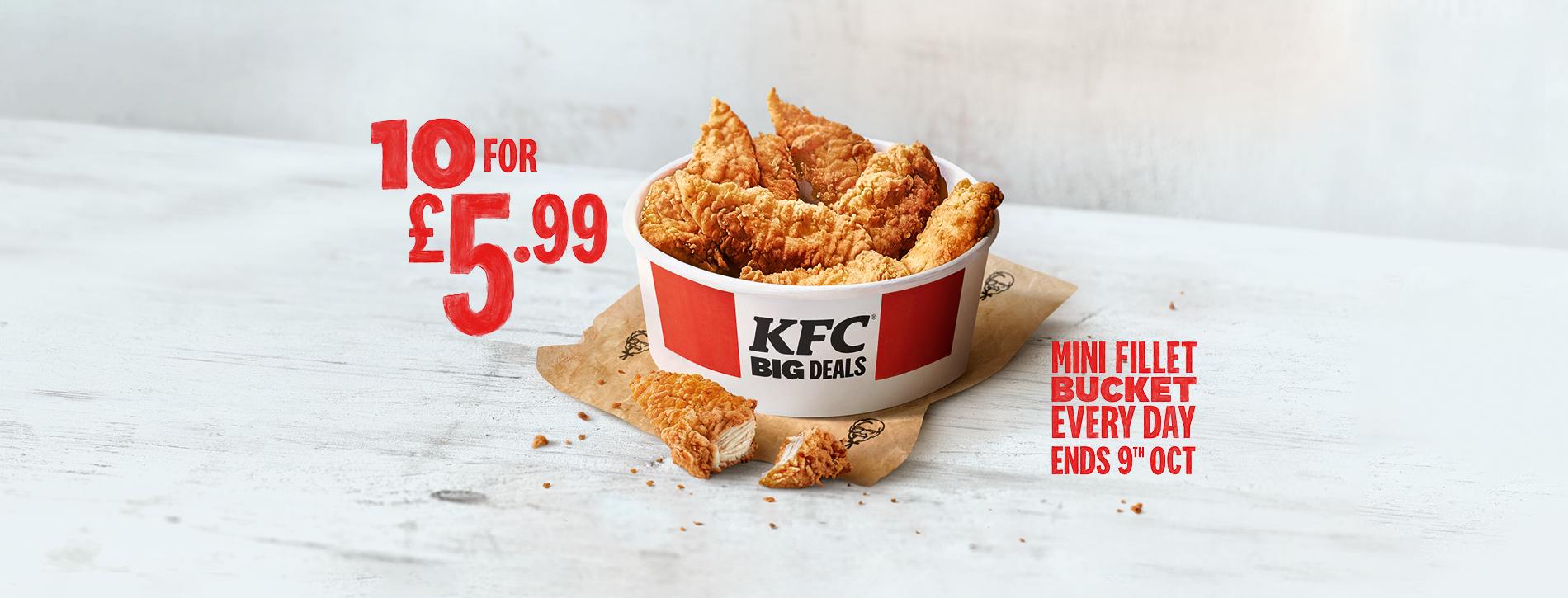 The KFC Mini Fillet Bucket | Gone, but not for long!